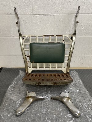 Antique EMIL J. PAIDAR Barber Chair Footrest, Calf Rest & Mounting ...