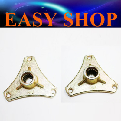 A PAIR 18MM WHEEL HUB 3 STUD 17 TOOTH SPLINE AXLE ATV QUAD GO KART ...