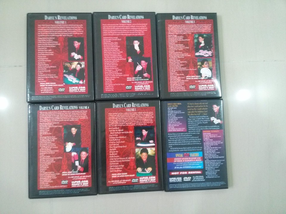 Most Complete Magic Set Daryl Card Revelations (5 DVD) + Ambitious Card ...