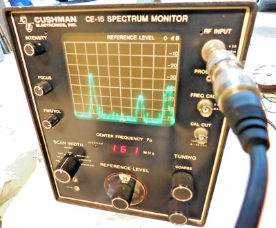 Cushman CE-15 Spectrum Monitor - 1 - 1000 MHz - Working see Pics ...