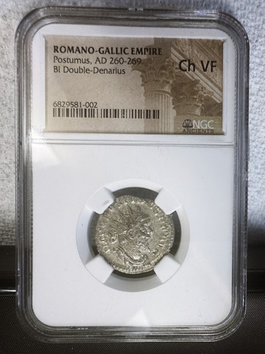 Postumus. Romano-Gallic Emperor, AD 260-269Double Denarius NGC Ch VF | eBay
