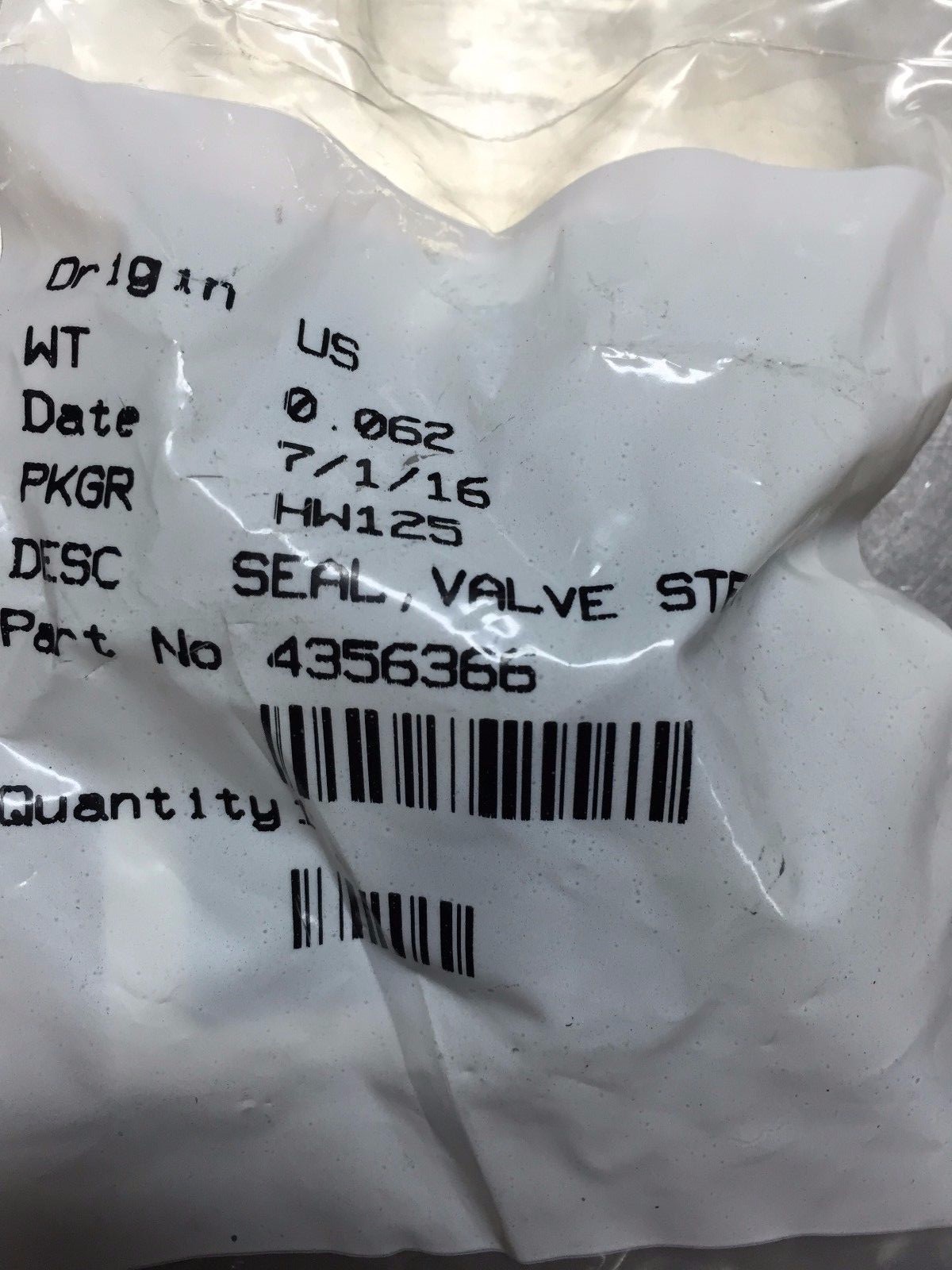 4356366 Genuine Cummins Valve Stem Seal | eBay