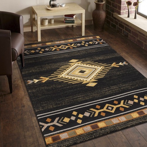 Modern Area Rug Southwest Native Lodge Cabin *FREE SHIPPING* | eBay