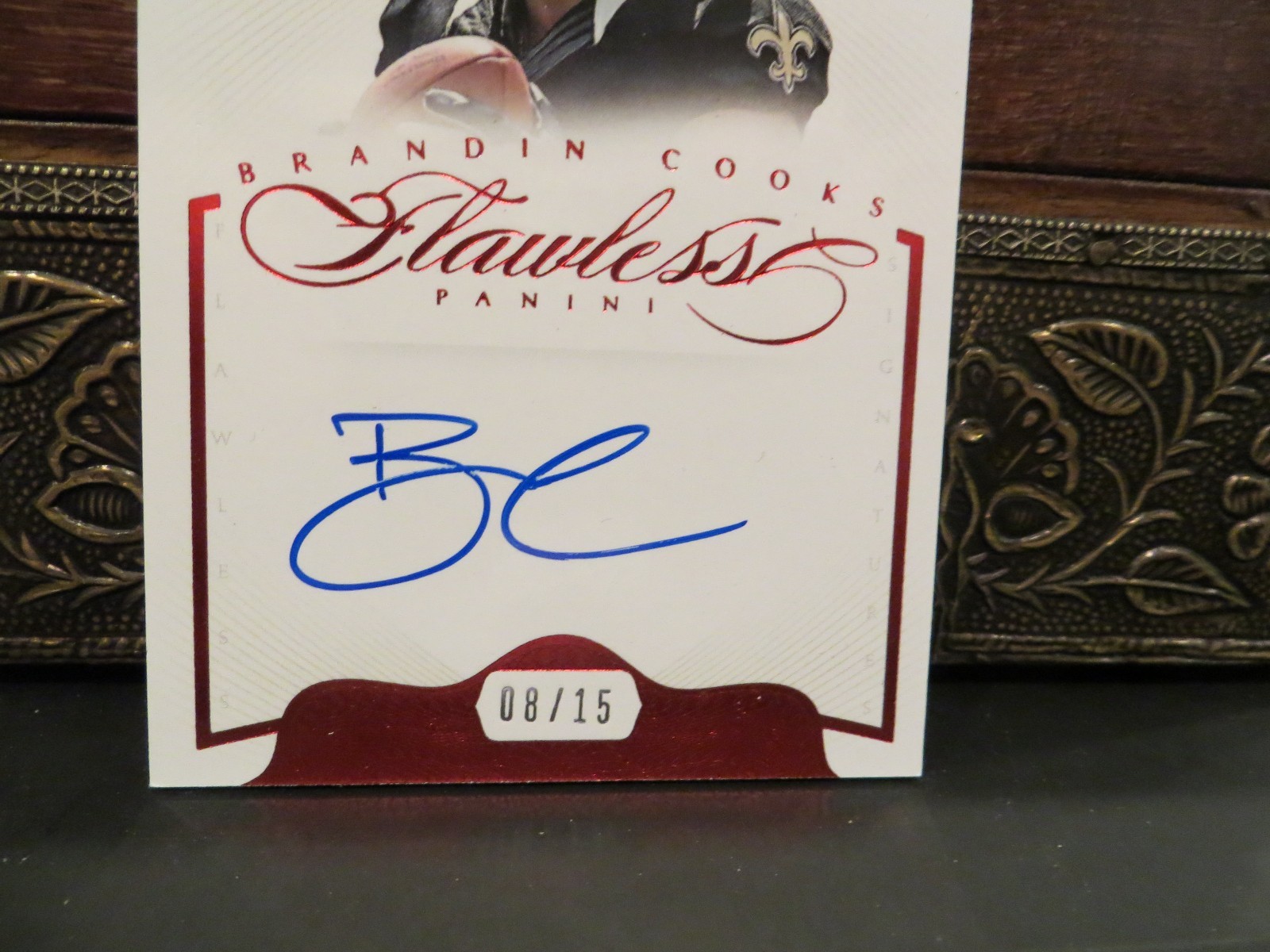 Panini Flawless Ruby Autograph Rookie Auto Saints Brandin Cooks 08/15 ...