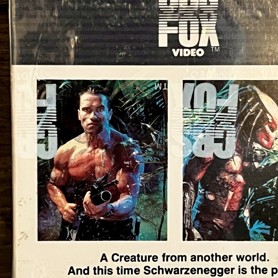 Predator (BETA TAPE) 1987 Action Horror Arnold Schwarzenegger CBS FOX ...