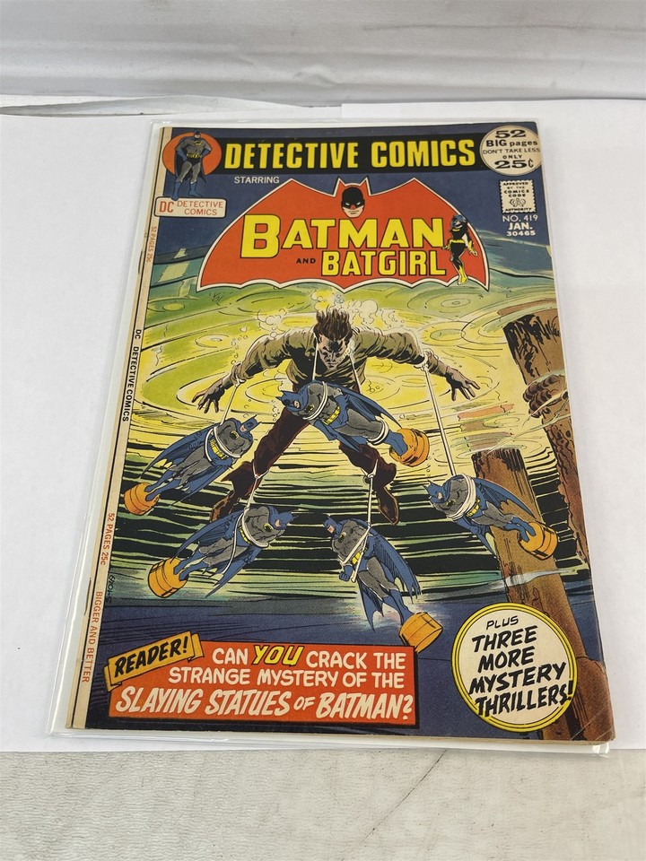 Detective Comics Vol. 1 #419 DC Comics January 1972 Bronze Age Comic ...