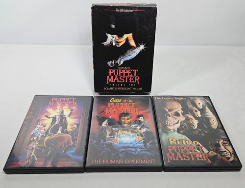 Puppet Master DVD Box Set Volume 2 DVD 2000 3 Disc Set Curse of Retro V ...