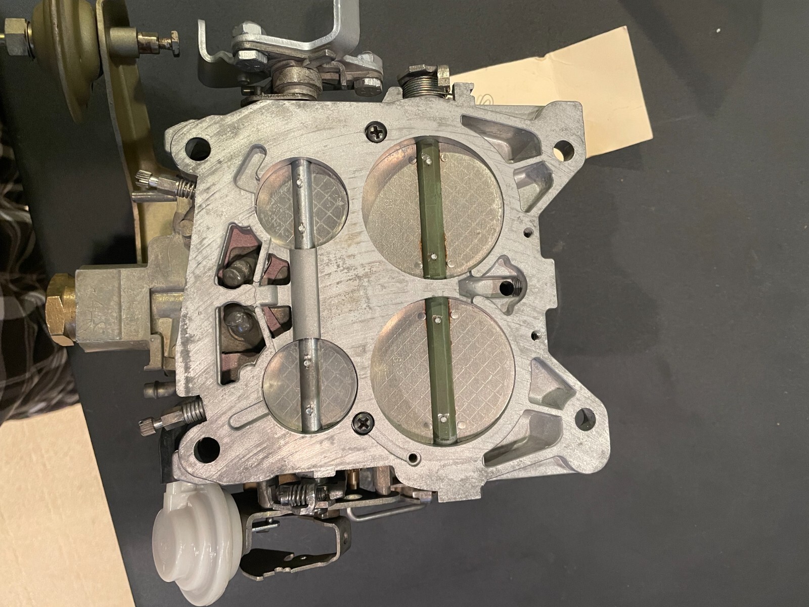 1967 GTO Rochester Quadrajet 7037262 with RARE Dashpot and Bracket! | eBay