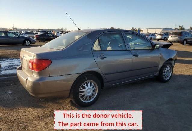 2003 - 2004 TOYOTA COROLLA Rear Back Manual Door Trim Panel Left Driver ...