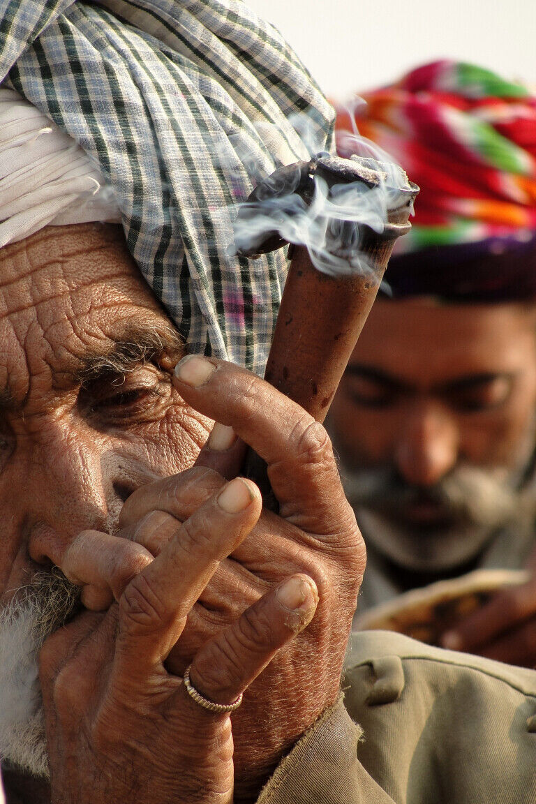 5 PC 4" Handmade Clay Chilam Chillam Chillum Smoking Pipe Terracotta ...