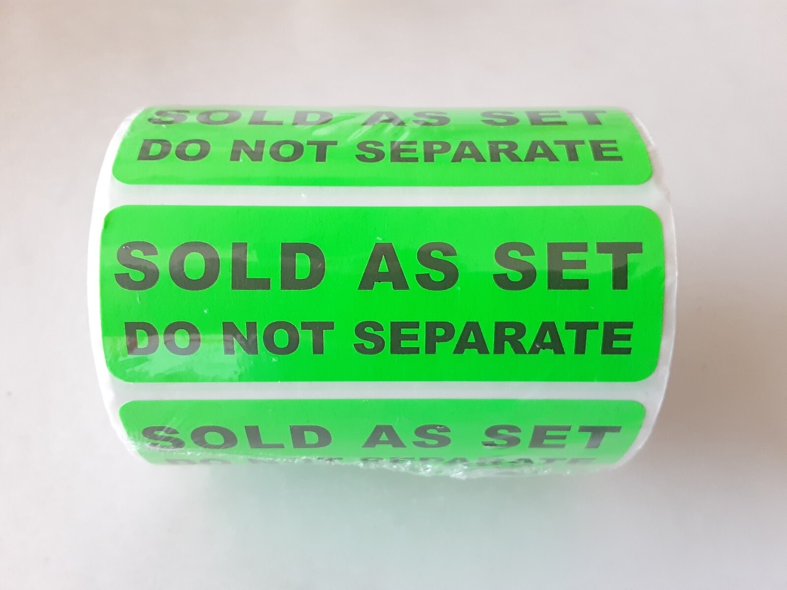 Sold as a Set Do Not Separate Labels Stickers by Kenco 3" X 1 ...