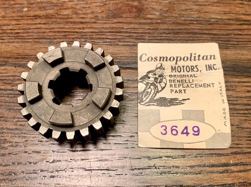 BENELLI / MOTOBI 4 SPEED 125 200 250 'EGG' 3RD GEAR ON PRIMARY SHAFT ...