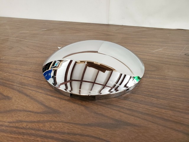 Grand General 10513 Chrome Front Hub Cap With 7/16" Lip and 4 Uneven ...