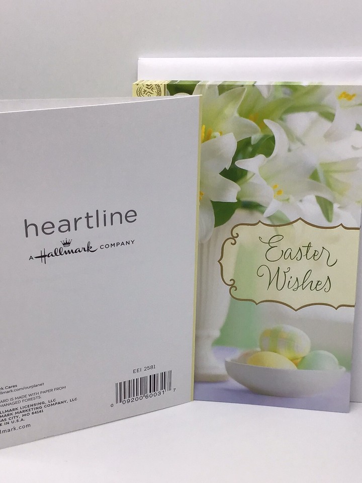 Lot of 12 New Hallmark Heartline Easter Cards Friend Family Flowers ...