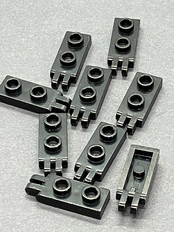 Lego 4276 (1pc) Hinge Plate 1x2 with 2 Fingers on End openstud - Black ...