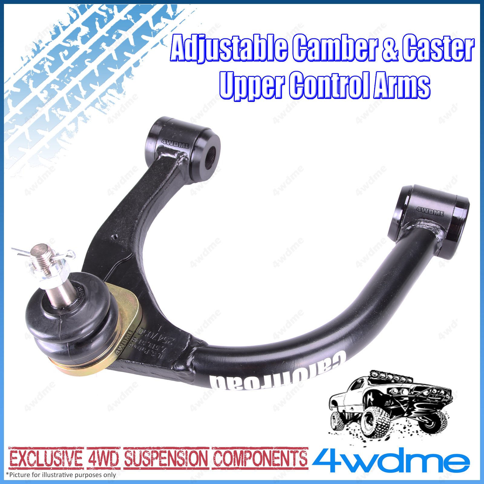 Fits Toyota Hilux N80 Adjustable Upper Control Arm Camber Caster ...