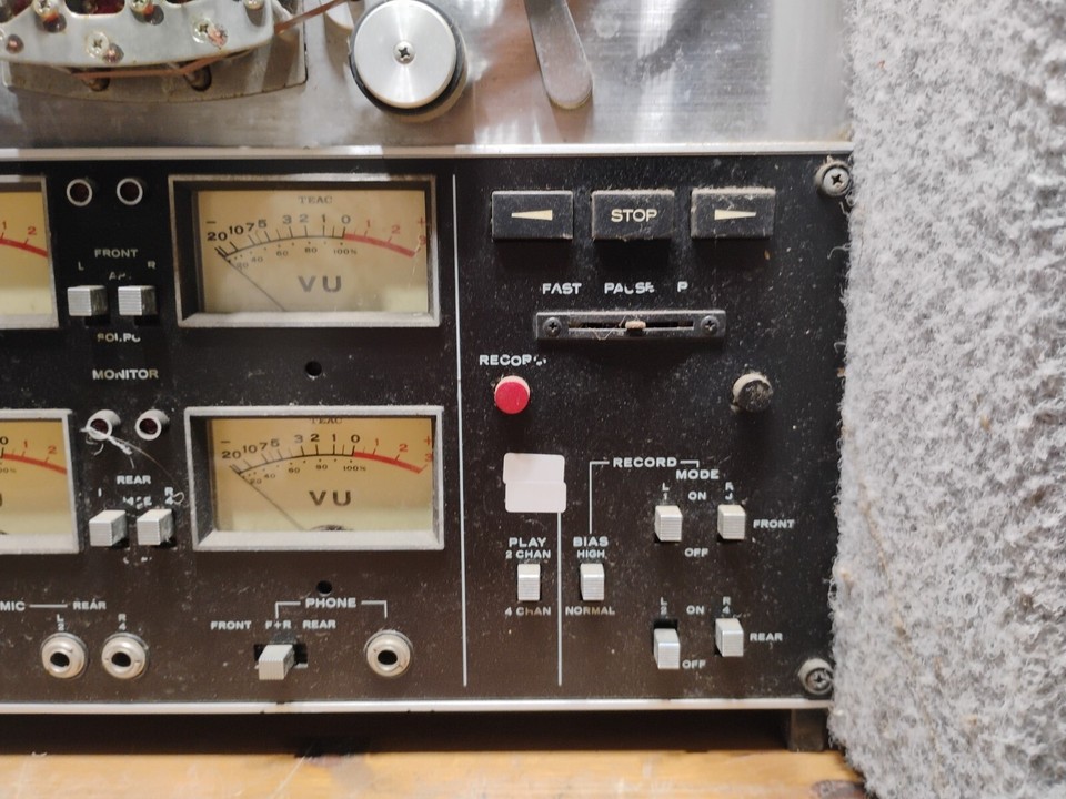 TEAC A-2340 SIMUL-SYNC 4 Channel Stereo Tape Deck Reel-to-Reel Recorder ...