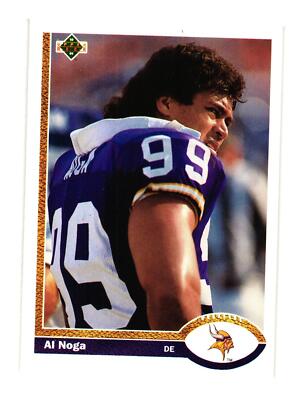 1991 Upper Deck #423 Al Noga Minnesota Vikings | eBay