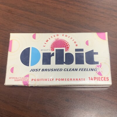 Orbit Positively Pomegranate Sugarfree Chewing Gum 14-Piece 1 Pack 2008 ...