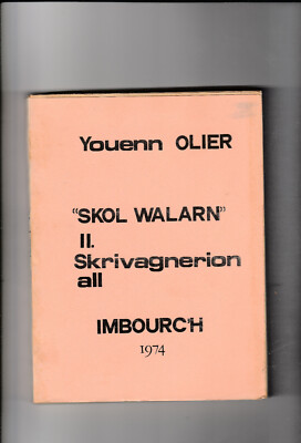 Imbourc'h #61/1 Skol walarn II. Skrivagnerion all 1974 Youenn Olier | eBay