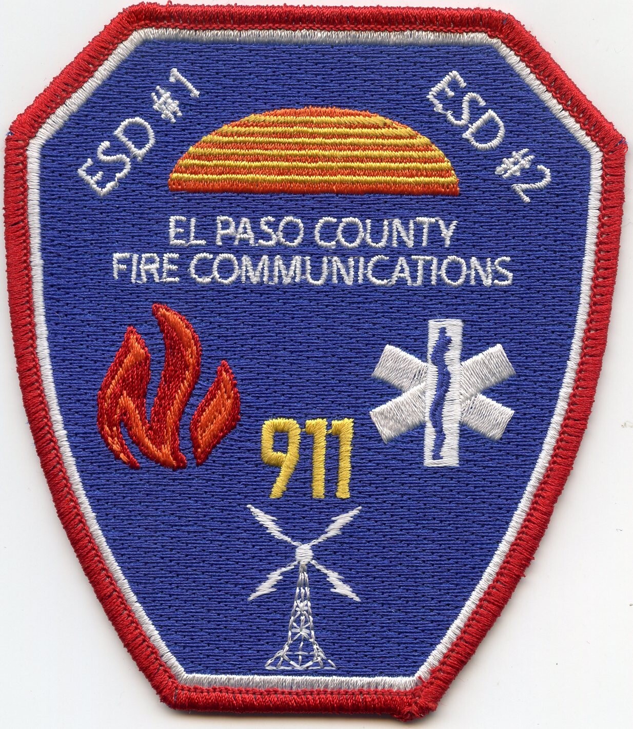 EL PASO COUNTY TEXAS 9-1-1 COMMUNICATIONS DISPATCHER FIRE PATCH | eBay