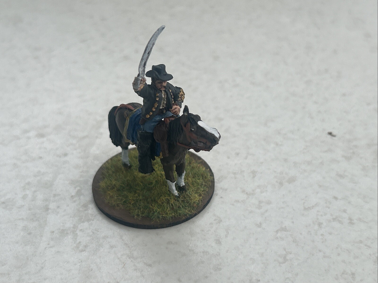 Painted 28mm ACW Confederate Officer Perry Miniatures | eBay