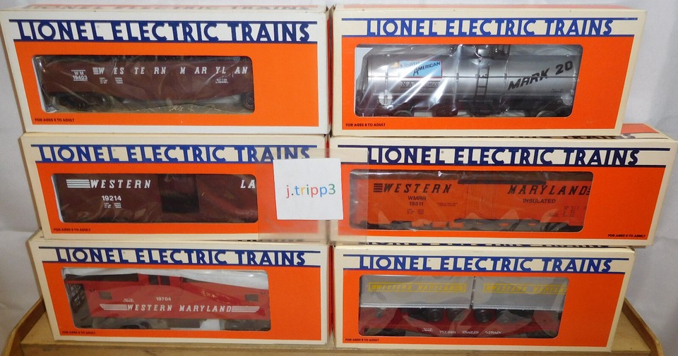 Lionel Fallen Flag #18501 Western Maryland WM Switcher Freight O Gauge ...