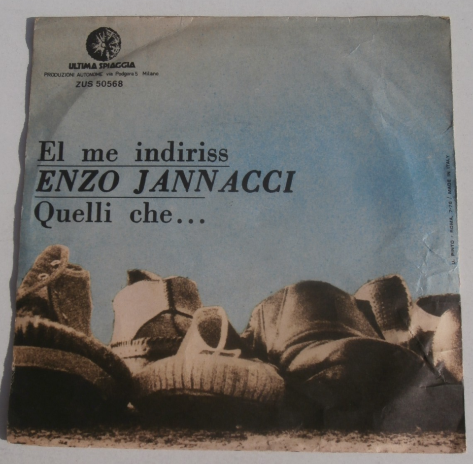 Enzo JANNACCI El Me Indiriss / Quelli Che... - 1976 | eBay