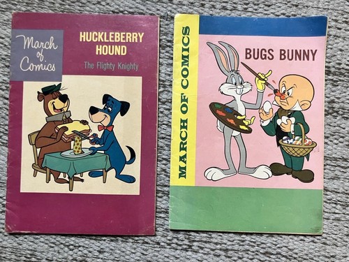 Vintage March Of Comics: Bugs Bunny 245 (1963); Huckleberry Hound 235 ...