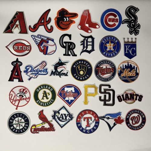 All MLB Team Logos Iron On Patches Wholesale Patches Lot of 30 | eBay