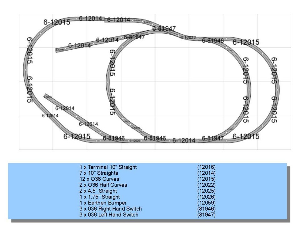 LIONEL FASTRACK REMOTE MISSY DELIGHT TRACK LAYOUT train 4X8' O GAUGE ...