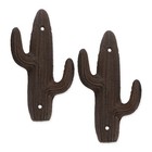 Cast Iron Cactus Wall Mounted Hooks Centerpiece Collectible Home Decor ...