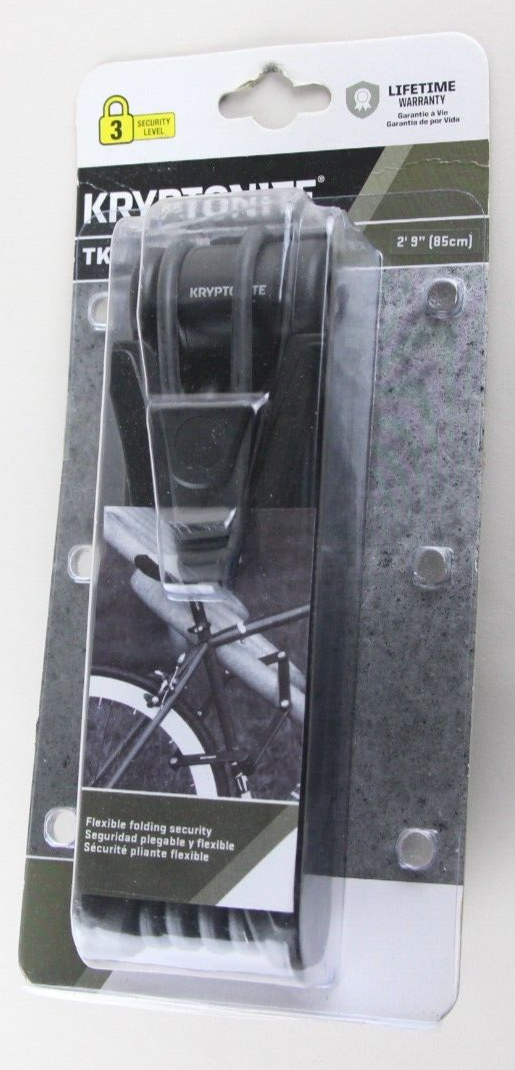 Kryptonite TKO Folding Lock 2' 9" Bike Lock with Level 3 Security | eBay