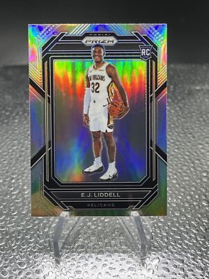 2022-23 Panini Prizm E.J. Liddell Silver Prizm Rookie RC #251 Pelicans ...