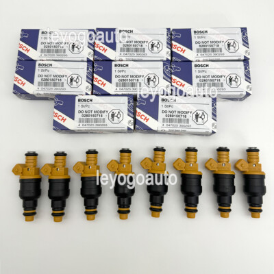 8X Upgrade Fuel Injectors 0280150718 For F150 F250 F350 4.6L 5.0L 5.4L ...