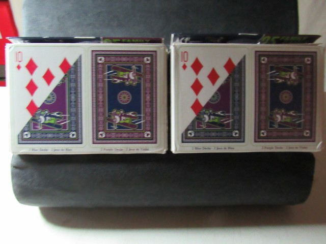 Cartamundi 8 Decks of Ace Authentic Playing Cards (2 packs of 4 decks ...