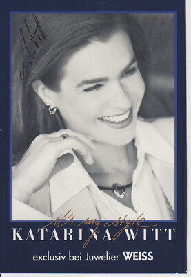 Katarina Witt, org sign AK | eBay.de