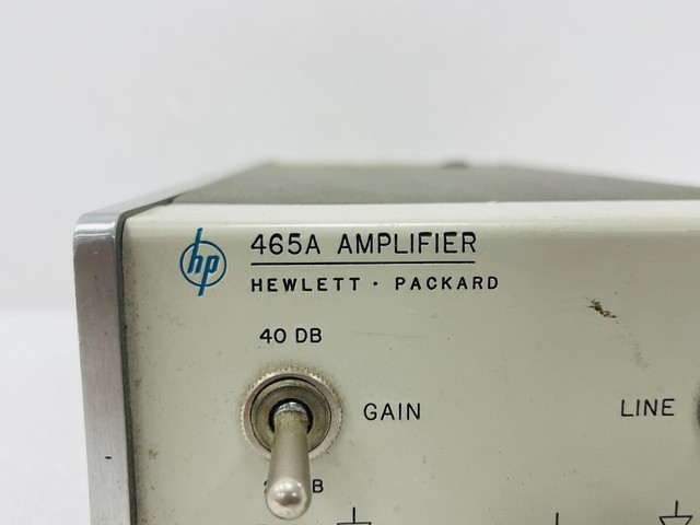 HP Hewlett Packard 465A General Purpose Amplifier for sale online | eBay