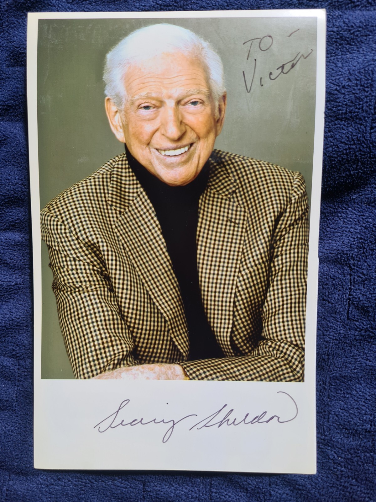 Sidney Sheldon - Signed / Autographed Matte Photo - Crime/Thriller | eBay