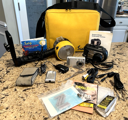 SeaLife DC600 Underwater Camera/Waterproof Case/Digital Flash SL960 ...