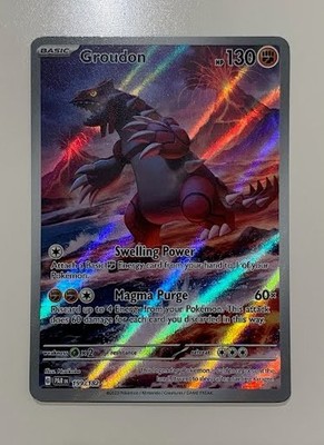 Groudon 199/182 - Paradox Rift Holo Illustration Rare Pokemon TCG NM | eBay