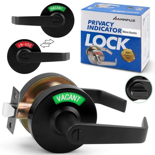 Vacant or in-Use Privacy Bathroom Door Lock with Handle,Occupied ...