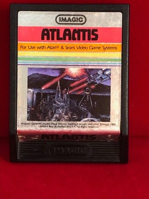 Atlantis Atari 2600 Authentic Game Cleaned Tested Working | eBay