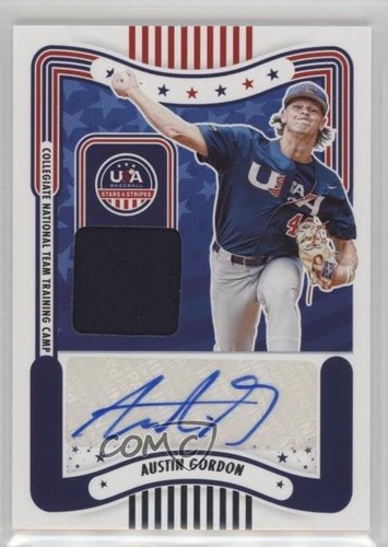 2024 Panini Stars and Stripes Materials Signatures Austin Gordon #SM-AG ...