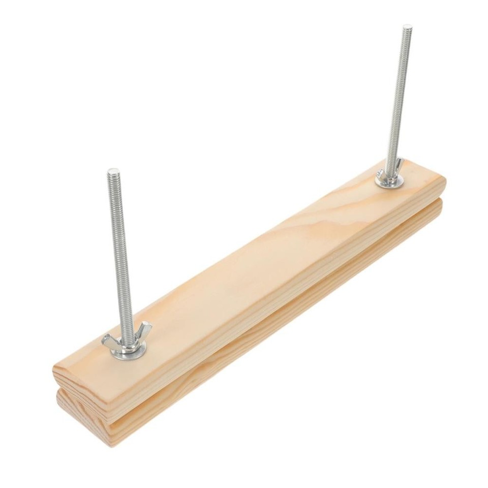 1 Set Wood Bookbinding Tool - Book Binding Holder Tool With Metal ...