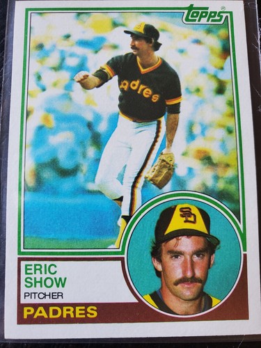 1983 Topps Eric Show Rookie San Diego Padres #68 | eBay