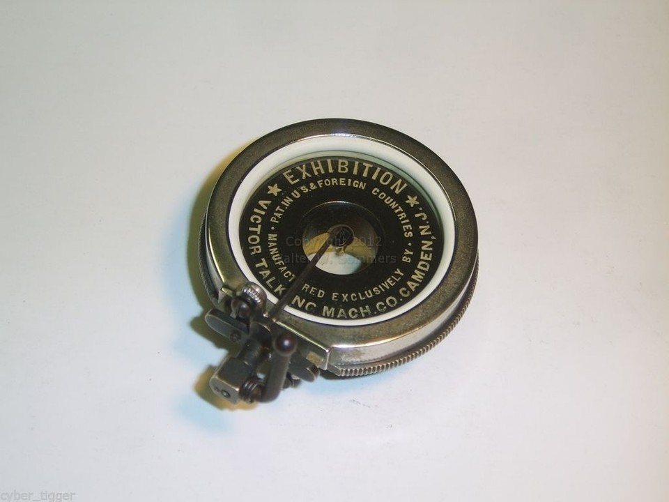 Victor Victrola and HMV Exhibition Reproducer Mica Diaphragm + Gasket ...