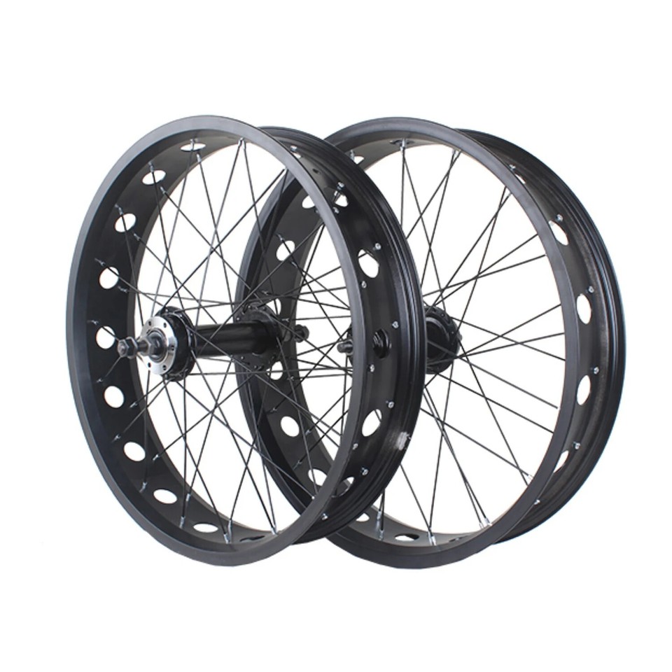 26/20/24 Inch Fat Bike Wheelset 26x4.0 20x4.0 24x4.0 Tire Snowbike ...