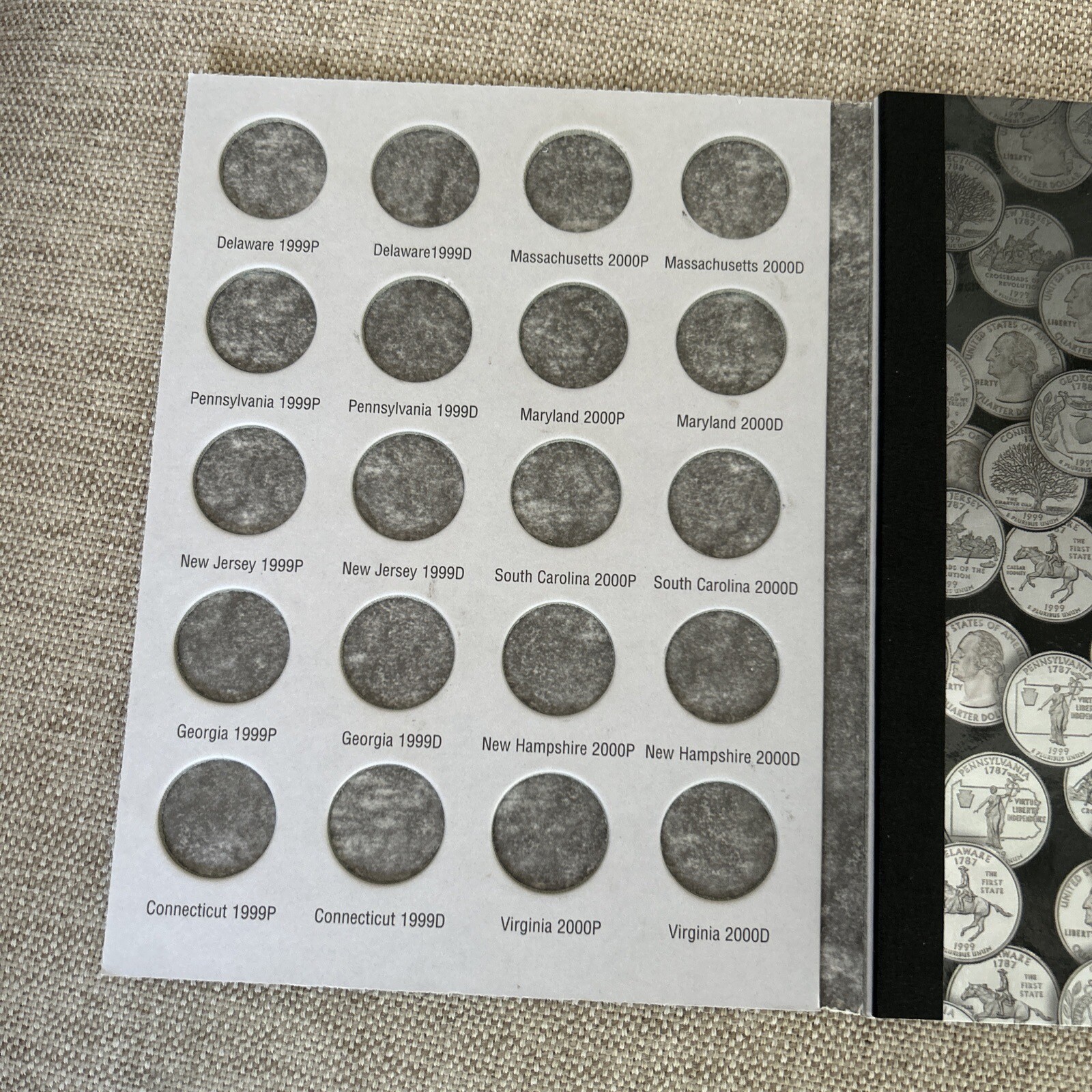 Harris Washington State Quarters Collection Vol #1 1999-2003 Coin ...