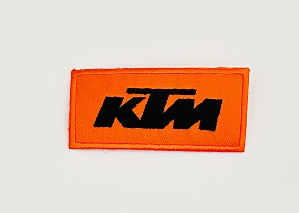 KTM Racing Iron On Badge Patch Embroidered | eBay
